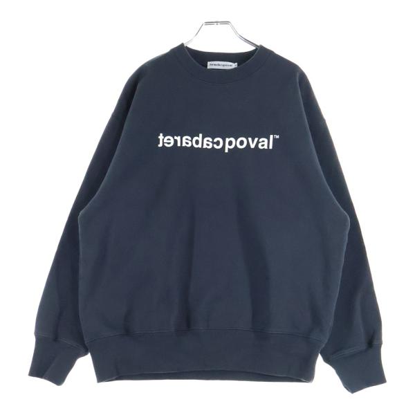 [商品番号]9025L180074[ブランド]CABARET POVAL（キャバレーポバール）[モデル]Logo Crewneck ロゴクルーネックスウェット トレーナー チャコール[販売店舗]BRING オンラインショップ