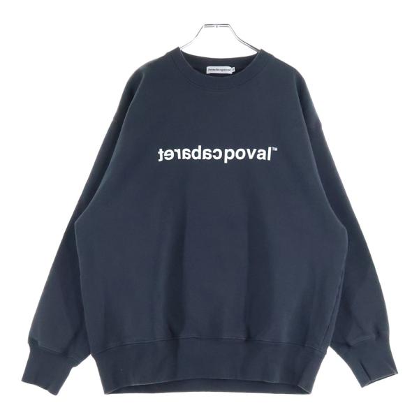[商品番号]9025L180075[ブランド]CABARET POVAL（キャバレーポバール）[モデル]Logo Crewneck ロゴクルーネックスウェット トレーナー チャコール[販売店舗]BRING オンラインショップ