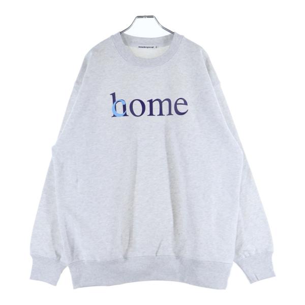 [商品番号]9025L180094[ブランド]CABARET POVAL（キャバレーポバール）[モデル]Home Crewneck ホームクルーネックスウェット トレーナー グレー[販売店舗]BRING オンラインショップ