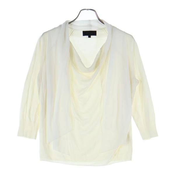 [商品番号]9025L200071[ブランド]UNTITLED（アンタイトル）[モデル]ネックスカーフデザイン 長袖ニット セーター レディース アイボリー[販売店舗]BRING オンラインショップ