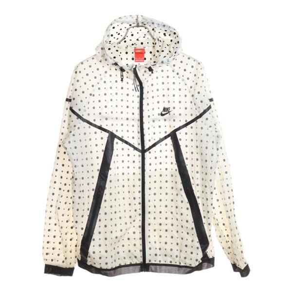 [商品番号]9025L210037[ブランド]NIKE（ナイキ）[モデル]TECH WINDRUNNER ドット柄 テック ウィンドランナー フーデッドジャケット ホワイト 642967-100[販売店舗]BRING オンラインショップ
