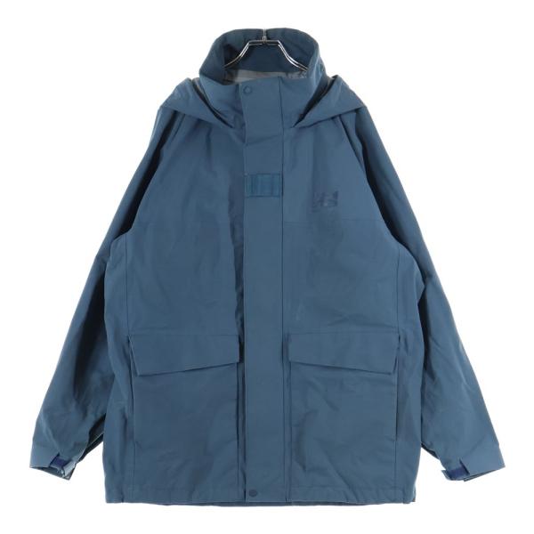 [商品番号]9025L250043[ブランド]HELLY HANSEN（ヘリーハンセン）[モデル]21SS FLAM RAIN JACKET 胸ロゴデザイン フーデッド ジップアップ フロムイン シェルジャケット ブルー HOE12105[...