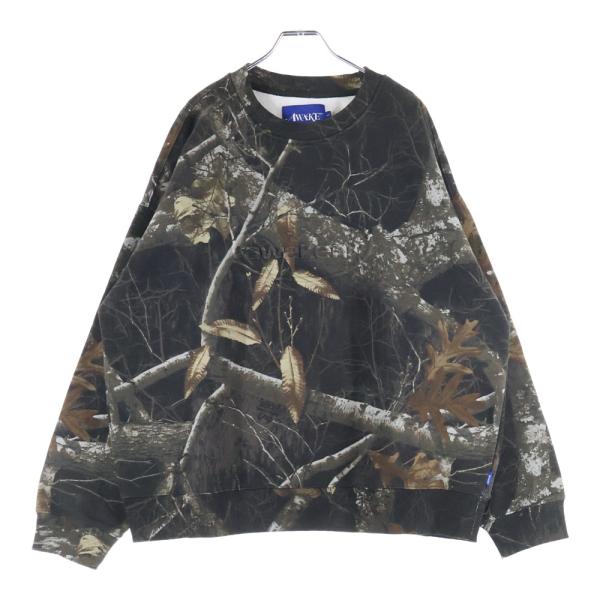[商品番号]9025L250091[ブランド]AWAKE（アウェイク）[モデル]DEBOSSED CREWNECK リアルツリー デボスド クルーネックスウェット トレーナー ブラウン[販売店舗]BRING仙台店