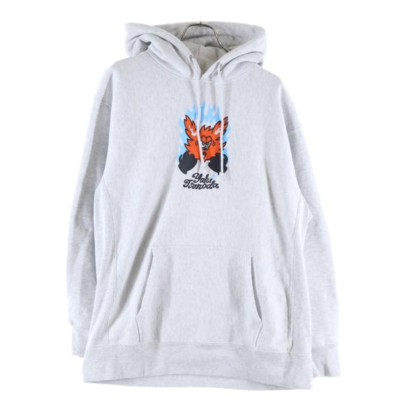 [商品番号]9025L260043[ブランド]VERDY（ベルディ）[モデル]×YUKI TSUNODA HOODIE フロントキャラクタープリント スウェット プルオーバーパーカー グレー[販売店舗]BRING オンラインショップ