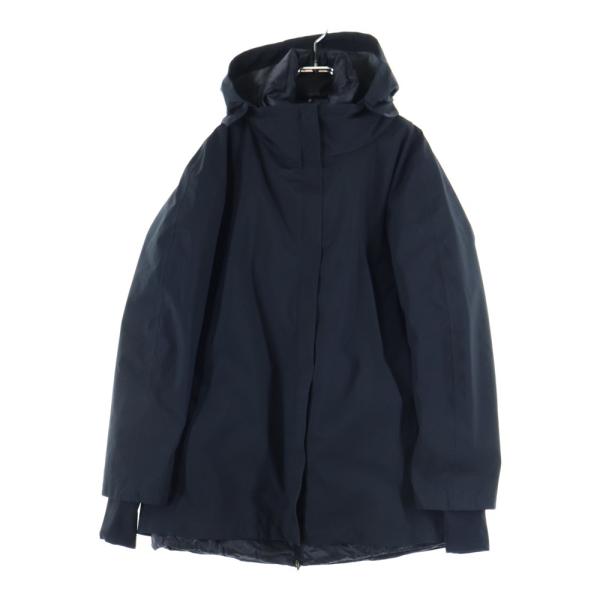 [商品番号]9025L280047[ブランド]HERNO（ヘルノ）[モデル]LAMINAR WOMEN GORE-TEX HOODED DOWN COAT ラミナー ウィメンズ ゴアテックス フーデッド ダウンコート ブラック PI034D...