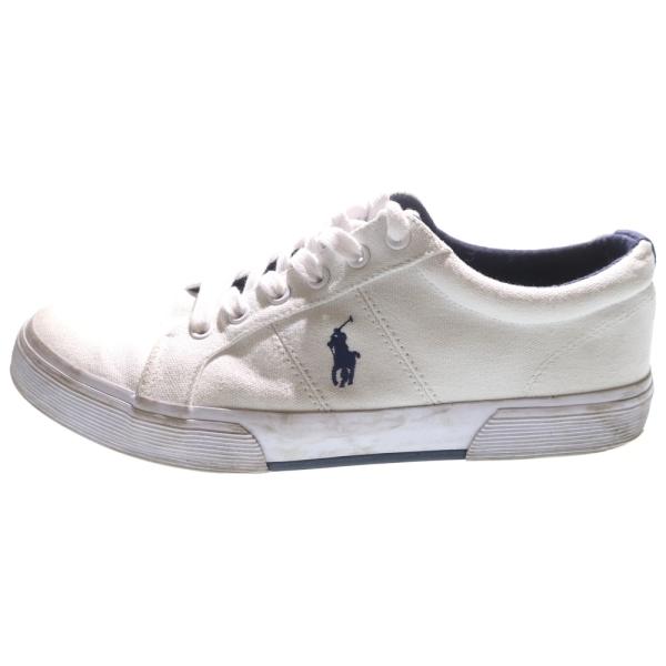 [商品番号]9026A060006[ブランド]POLO RALPH LAUREN（ポロラルフローレン）[モデル]ロゴ刺繍 ローカットスニーカー ホワイト 01087[販売店舗]BRING オンラインショップ