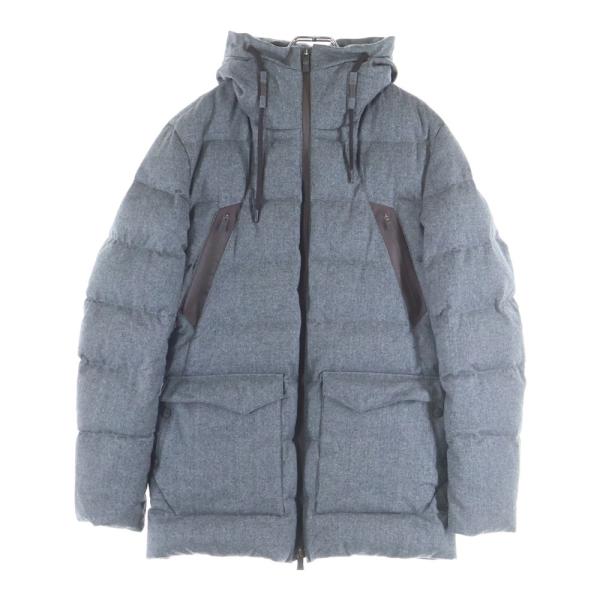 [商品番号]9026A070037[ブランド]HERNO（ヘルノ）[モデル]LAMINAR ラミナー 八の字ポケット ドローストリング フーデッドジップアップ ダウンジャケット グレーPI112UL-33191[販売店舗]BRING京都河原町店