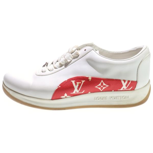 [商品番号]9026A070042[ブランド]LOUIS VUITTON（ルイヴィトン）[モデル]17AW ×LV SPORT SNEAKER シュプリーム スポーツ モノグラムデザイン ローカットスニーカー ホワイト 1A3EQ5[販売店...