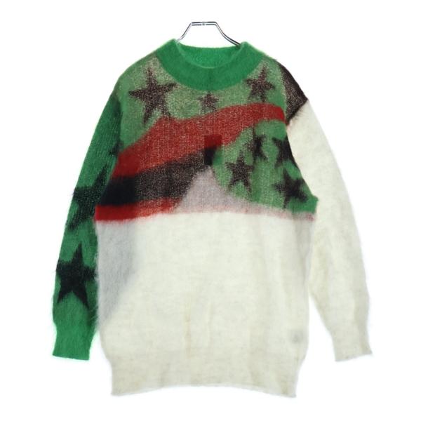 [商品番号]9026A130006[ブランド]SAINT MICHAEL（セントマイケル）[モデル]21AW ×DENIM TEARS Mohair Knit Sweater デニムティアーズ モヘア ニットセーター マルチカラー SM-A...