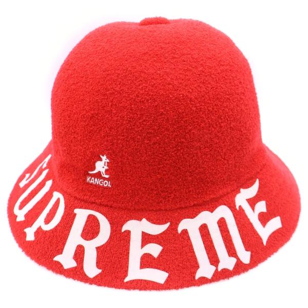 [商品番号]9026A130140[ブランド]SUPREME（シュプリーム）[モデル]20SS ×KANGOL Bermuda Casual Hat カンゴール バミューダ カジュアル バケットハット 帽子 レッド H50SS20[販売店舗...