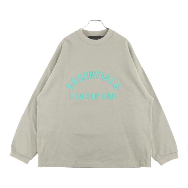 [商品番号]9026A180008[ブランド]FEAR OF GOD ESSENTIALS（フィアオブゴッド エッセンシャルズ）[モデル]フロントロゴ ロングスリーブカットソー ベージュ[販売店舗]BRING オンラインショップ