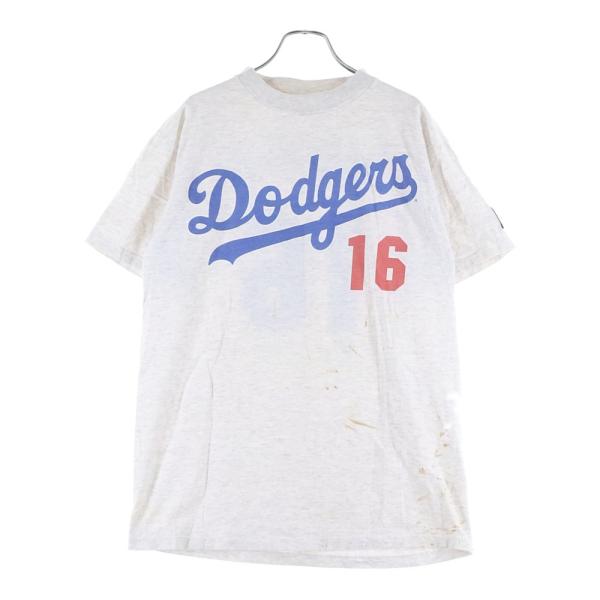 [商品番号]9026A210098[ブランド]NO BRAND（ノーブランド）[モデル]90s VINTAGE STARTER 野茂英雄 ドジャーズ 16 Tシャツ グレー[販売店舗]BRING オンラインショップ