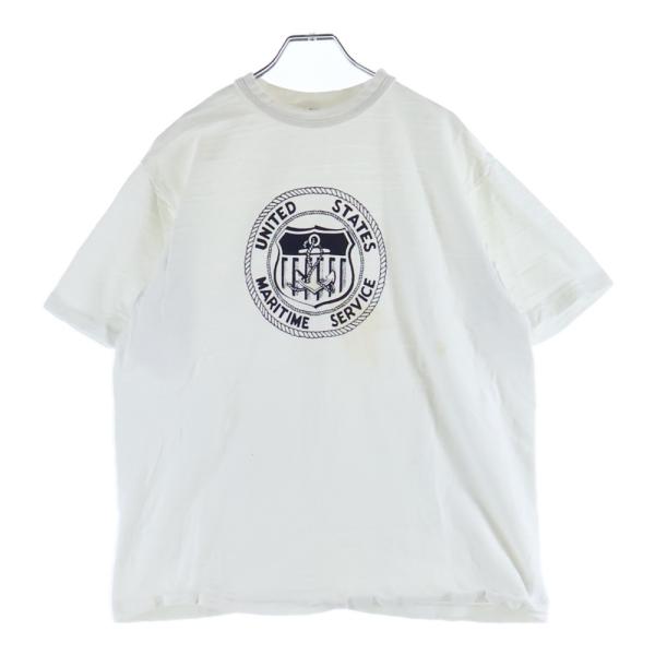 [商品番号]9026A210125[ブランド]WAREHOUSE（ウェアハウス）[モデル]US MARITIME SERVICE Tシャツ 半袖 ホワイト[販売店舗]BRING オンラインショップ