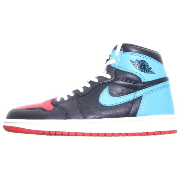 [商品番号]9026A220058[ブランド]NIKE（ナイキ）[モデル]AIR JORDAN 1 HIGH OG UNC TO CHICAGO エアジョーダン1 OG UNCトゥシカゴ ハイカットスニーカー ブラック/レッド/ブルー US...