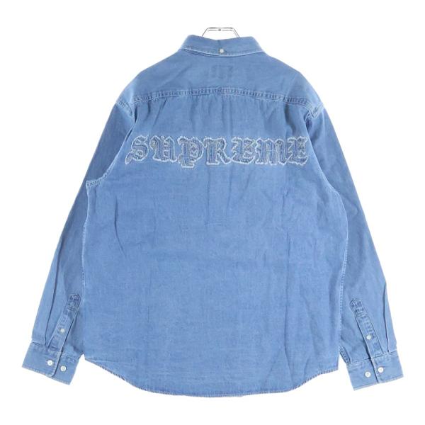 [商品番号]9026A260009[ブランド]SUPREME（シュプリーム）[モデル]25AW Applique Denim Shirt アップリケ 長袖デニムシャツ インディゴ[販売店舗]BRING THRIFT CLOSET