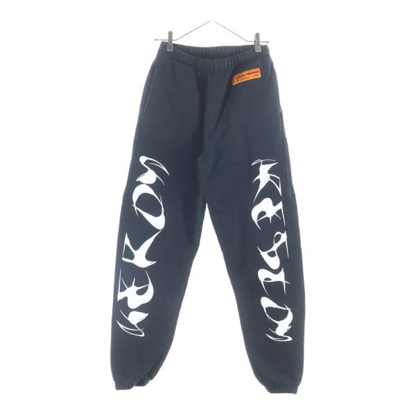 [商品番号]9026A270036[ブランド]HERON PRESTON（ヘロンプレストン）[モデル]21AW サイドプリント ドローストリング スウェットパンツ ブラック HMCH024F21JER001[販売店舗]BRING オンライン...