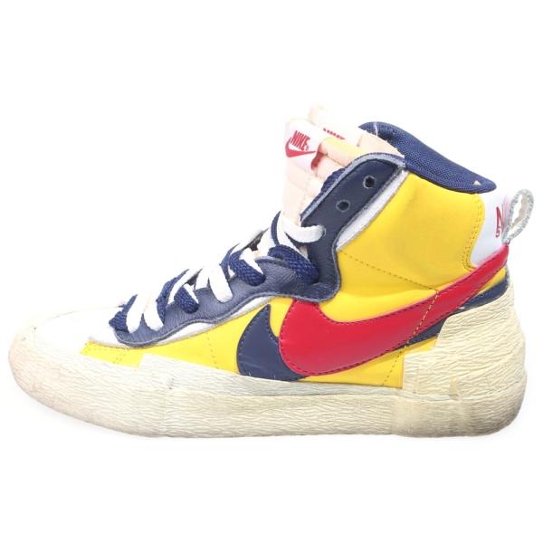 [商品番号]9026A270039[ブランド]NIKE（ナイキ）[モデル]×sacai BLAZER MID VARSITY MAIZE サカイ ブレーザー バーシティーメイズ ミッドカットスニーカー マルチカラー US7/25cm BV0...