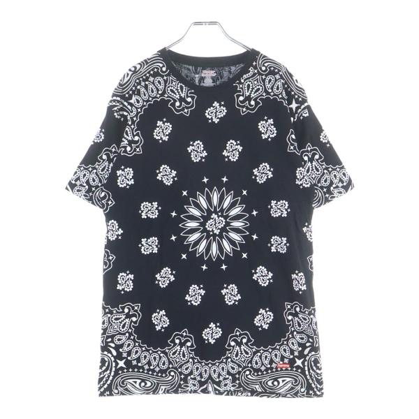 [商品番号]9026A270126[ブランド]SUPREME（シュプリーム）[モデル]22AW ×Hanes Bandana Tagless Tee ヘインズ バンダナ タグレス クルーネック半袖Tシャツ カットソー ブラック[販売店舗]B...