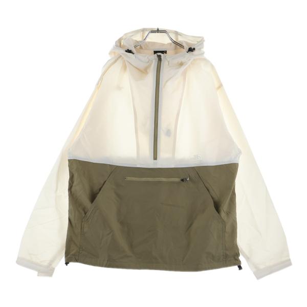 [商品番号]9026A280016[ブランド]THE NORTH FACE（ザノースフェイス）[モデル]COMPACT ANORAK コンパクト アノラックパーカー フーデッドナイロンジャケット ホワイト/カーキ NP22333[販売店舗]...