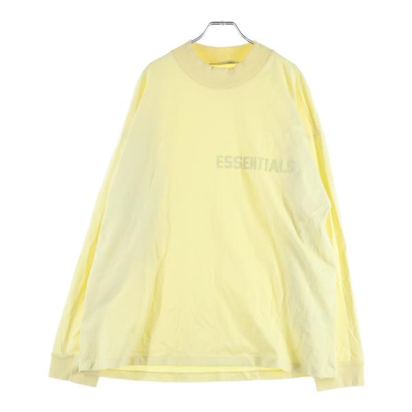 [商品番号]9026A300150[ブランド]FEAR OF GOD ESSENTIALS（フィアオブゴッド エッセンシャルズ）[モデル]フロントロゴ モックネック長袖Tシャツ カットソー イエロー[販売店舗]BRING オンラインショップ