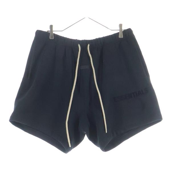[商品番号]9026A300157[ブランド]FEAR OF GOD ESSENTIALS（フィアオブゴッド エッセンシャルズ）[モデル]フロントロゴ スウェットハーフパンツ ショーツ ブラック[販売店舗]BRING オンラインショップ