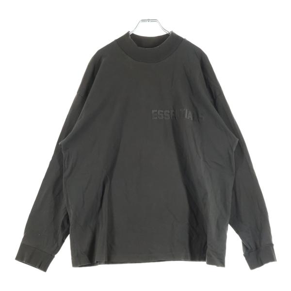 [商品番号]9026A300159[ブランド]FEAR OF GOD ESSENTIALS（フィアオブゴッド エッセンシャルズ）[モデル]フロントロゴ モックネック長袖Tシャツ カットソー ブラウン[販売店舗]BRING THRIFT CL...