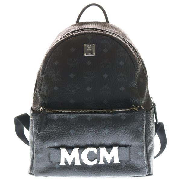 [商品番号]9026B010012[ブランド]MCM（エム シー エム）[モデル]TRILOGIE STARK BACKPACK 2WAY トリロジー スターク バックパック ツーウェイ リュックサック ブラック MMK8AVE72BK00...