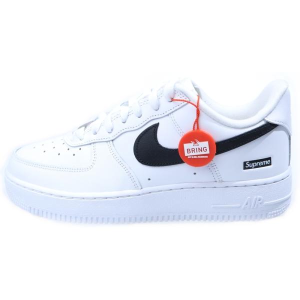 [商品番号]9026B010019[ブランド]SUPREME（シュプリーム）[モデル]×NIKE AIR FORCE 1 LOW ナイキ エアフォース 1 ローカットスニーカー ホワイト/ブラック US7/25cm CU9225-102[販...