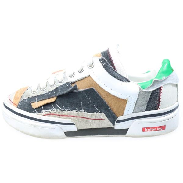 [商品番号]9026B020054[ブランド]kolor（カラー）[モデル]22SS パッチワークローカットスニーカー マルチ 22SCL-A01501[販売店舗]BRING オンラインショップ