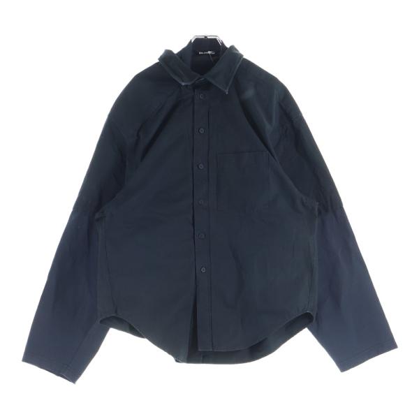 [商品番号]9026B040183[ブランド]BALENCIAGA（バレンシアガ）[モデル]22SS BB ICON TROMPE LOEIL BBアイコン トロンプルイユ レイヤード 長袖シャツ ブラック 699227 TYB18[販売店...
