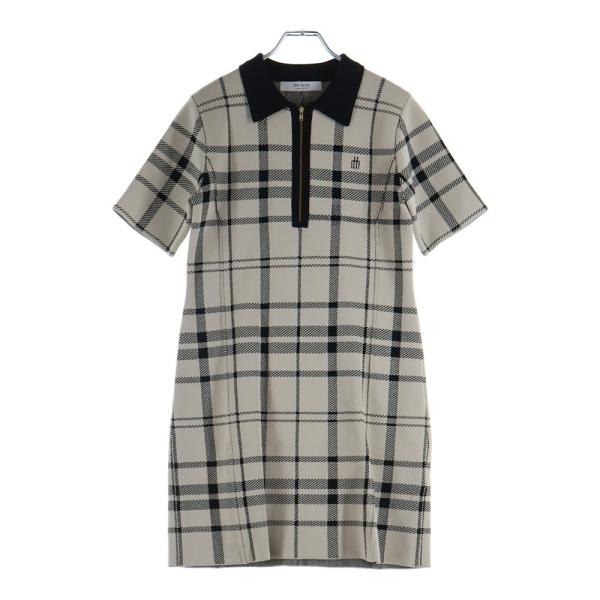 [商品番号]9026B070023[ブランド]NO BRAND（ノーブランド）[モデル]Her Lip to ハーリップトゥ TROIS LOGO KNIT MINI DRESS トロワロゴ ニット ミニドレス ベージュ/ブラック レディー...