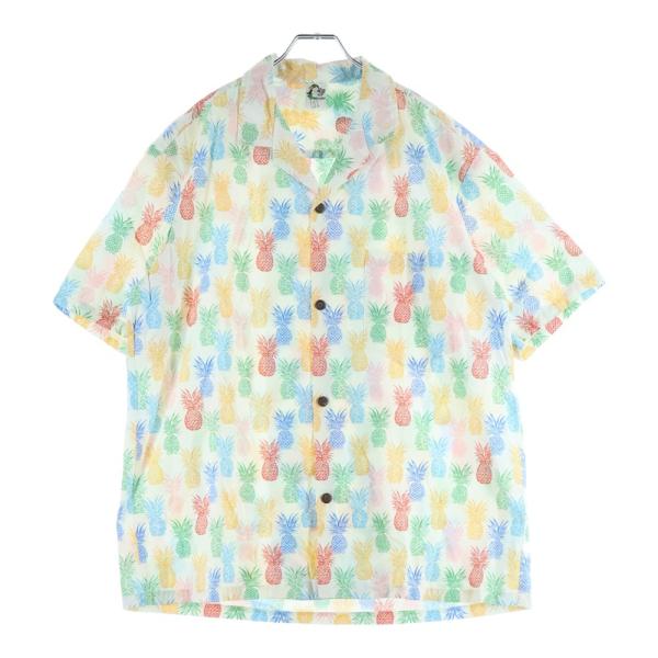 [商品番号]9026B070145[ブランド]88 TEES（88ティーズ）[モデル]ハワイ製 パイナップルマルチカラープリント オープンカラー 半袖ハワイアンシャツ アロハシャツ マルチカラー[販売店舗]BRING オンラインショップ