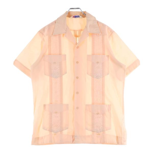 [商品番号]9026B070146[ブランド]VINTAGE（ヴィンテージ）[モデル]80-90S ROMANI ロマーニ オープンカラー 半袖 キューバシャツ オレンジ[販売店舗]BRING オンラインショップ