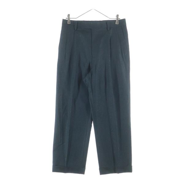 [商品番号]9026B090010[ブランド]WACKO MARIA（ワコマリア）[モデル]DORMEUIL / GLITTER PLEATED TROUSERS (TYPE-2) グリッターストライプ プリーツトラウザー スラックスパンツ...