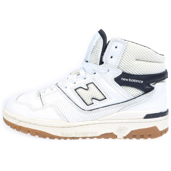 [商品番号]9026B110013[ブランド]New Balance（ニューバランス）[モデル]×AIME LEON DORE エメレオンドレ BB650RV1 ハイカットスニーカー ホワイト/ブラック US9/27cm[販売店舗]BRIN...