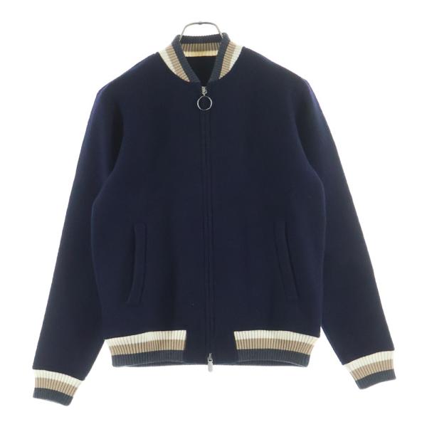 [商品番号]9026B130040[ブランド]eleventy（イレブンティー）[モデル]ウール ジップアップ スタジアムジャケット ネイビー 979MA3132[販売店舗]BRING オンラインショップ