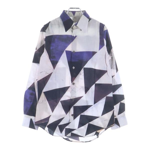 [商品番号]9026B130081[ブランド]Paul Smith（ポールスミス）[モデル]13AW トライアングルデザイン 総柄 長袖シャツ ホワイト[販売店舗]BRING オンラインショップ