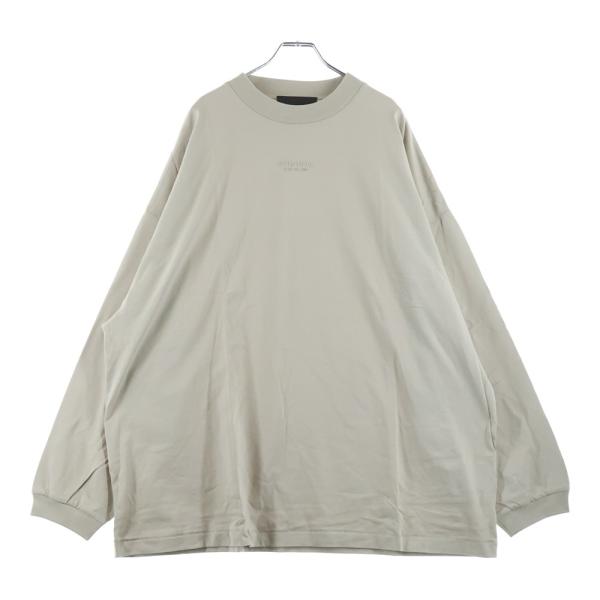 [商品番号]9026B130199[ブランド]FEAR OF GOD ESSENTIALS（フィアオブゴッド エッセンシャルズ）[モデル]LS TEE/SILVER CLOU フロントエンブロイダリー ロングスリーブ 長袖カットソーTシャツ...