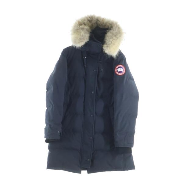 [商品番号]9026B170053[ブランド]CANADA GOOSE（カナダグース）[モデル]SHELBURNE PARKA FF シェルバーン フュージョンフィット ロゴワッペン フードファー ジップアップ ダウン ジャケット ネイビー...