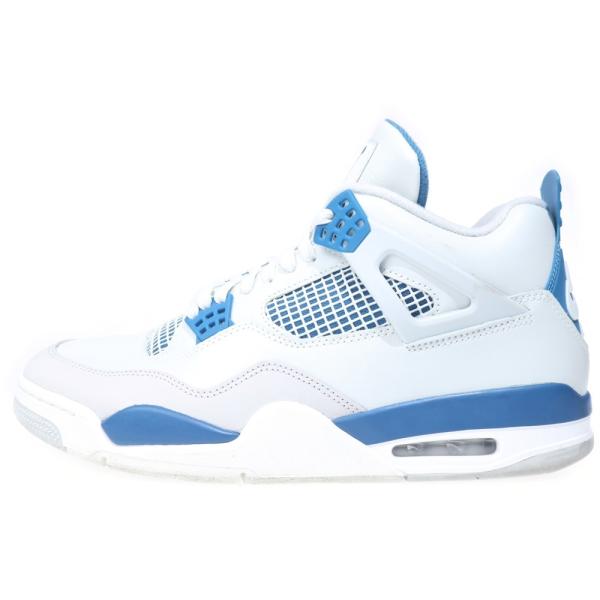 [商品番号]9026B230021[ブランド]NIKE（ナイキ）[モデル]AIR JORDAN 4 RETRO INDUSTRIAL BLUE エアジョーダン4 レトロ インダストリアルブルー ミッドカットスニーカー ホワイト/ブルー US...