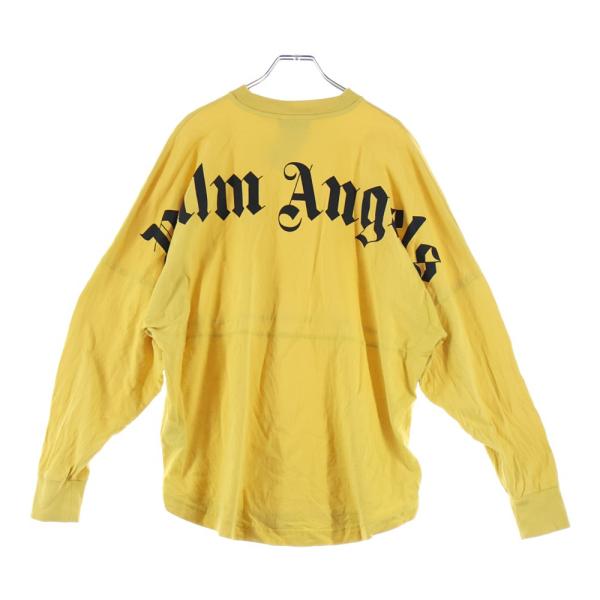 [商品番号]9026B280015[ブランド]Palm Angels（パームエンジェルス）[モデル]CLASSIC LOGO OVER TEE クラシックロゴプリント 長袖Tシャツ カットソー イエロー PMAB001E19413002[販...