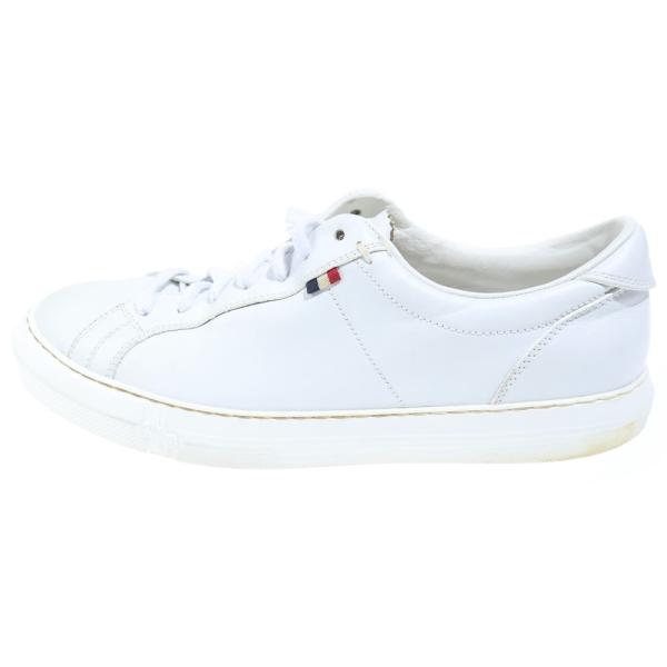 [商品番号]9026C120052[ブランド]MONCLER（モンクレール）[モデル]MONACO モナコ トリコロールタグ ローカットスニーカー ホワイト 4M71406 019MT[販売店舗]BRING オンラインショップ