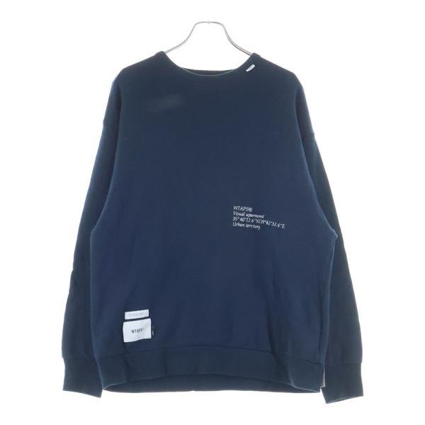 [商品番号]9026D050004[ブランド]WTAPS（ダブルタップス）[モデル]21SS INSECT CREW NECK インセクト クルーネックスウェットシャツ トレーナー ネイビー 211ATDT-CSM18[販売店舗]BRING...