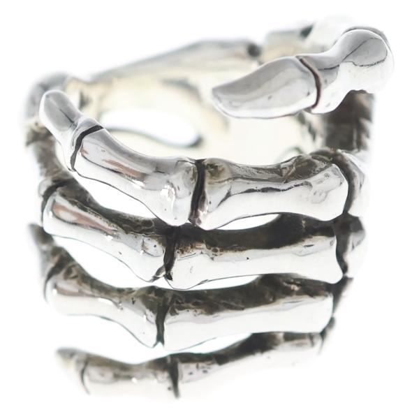 [商品番号]9026D110025[ブランド]CRAZY PIG（クレイジーピッグ）[モデル]BONE HAND RING ボーンハンド リング シルバー 12[販売店舗]BRING オンラインショップ