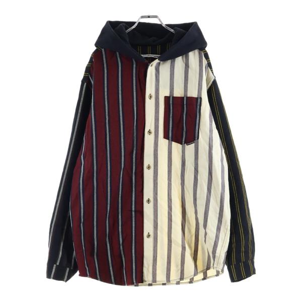 [商品番号]9026D150166[ブランド]ALEXANDER WANG（アレキサンダーワン）[モデル]LOCHARRON WOOL SHIRT ロキャロン ウール ボタンダウン フーデッド シャツ ジャケット マルチ[販売店舗]BRIN...