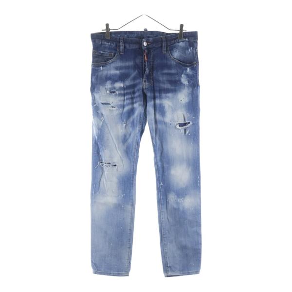[商品番号]9026D180022[ブランド]DSQUARED2（ディースクエアード）[モデル]19AW Skater Jean スケータージーンズ ウォッシュ加工 ボタンフライデニムパンツ インディゴ S71LB0638[販売店舗]BRI...