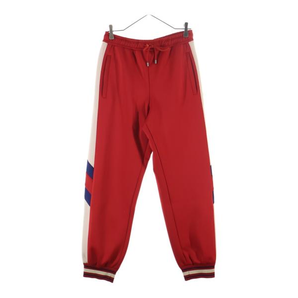 [商品番号]9026D190009[ブランド]GUCCI（グッチ）[モデル]Neoprene Track Webbed Pant サイドロゴ トラックパンツ レッド 715190 XJETH[販売店舗]BRING福岡天神店