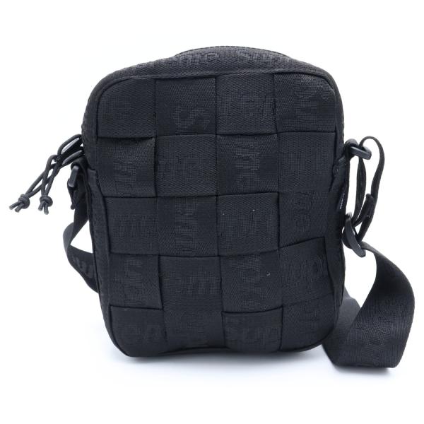 [商品番号]9026D230112[ブランド]SUPREME（シュプリーム）[モデル]24SS Woven Shoulder Bag ウーブン ロゴデザイン ショルダーバッグ ブラック[販売店舗]BRING オンラインショップ