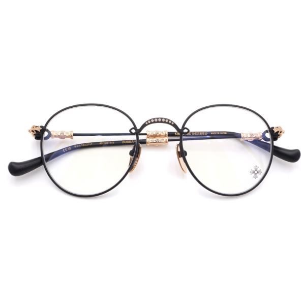 [商品番号]9026D270065[ブランド]CHROME HEARTS（クロムハーツ）[モデル]BUBBA-A フローラルクロステンプル マットフレーム メガネ サングラス ゴールド/ブラック[販売店舗]OneStyle名古屋パルコ店