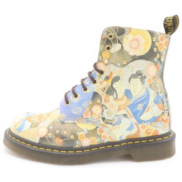 [商品番号]9026E080028[ブランド]Dr.Martens（ドクターマーチン）[モデル]1460 PASCAL EASTERN ART パスカル イースタン アート 浮世絵 スタッズデザイン レザー レースアップ ブーツ マルチ[販...